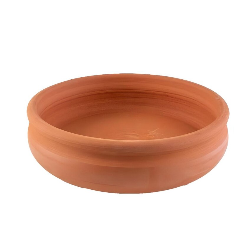 Handmade Terracotta Clay Cooking Pot | Traditional Clay Handi for Curry ...