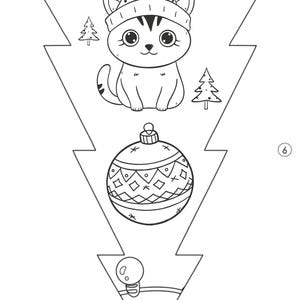 Christmas Tree Coloring Craft Kit: Classroom Holiday Decor (PDF) - Etsy