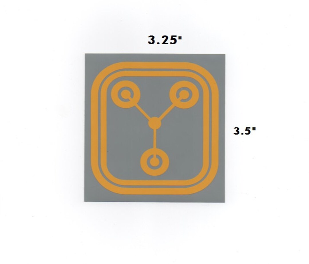 Flux Capacitor Sticker Back to the Future Decal Geek Gift - Etsy