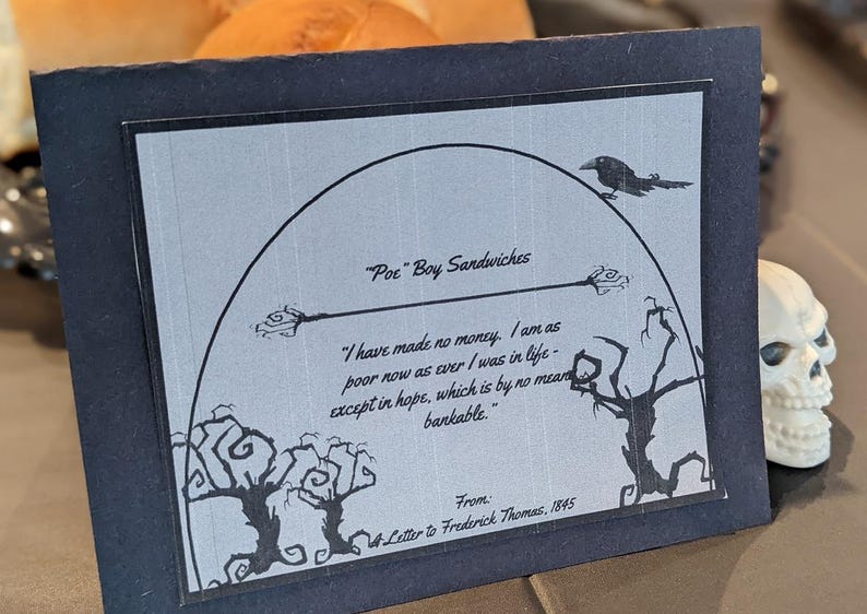 Edgar Allan Poe Party Signs, Food Labels, & Activities - Etsy