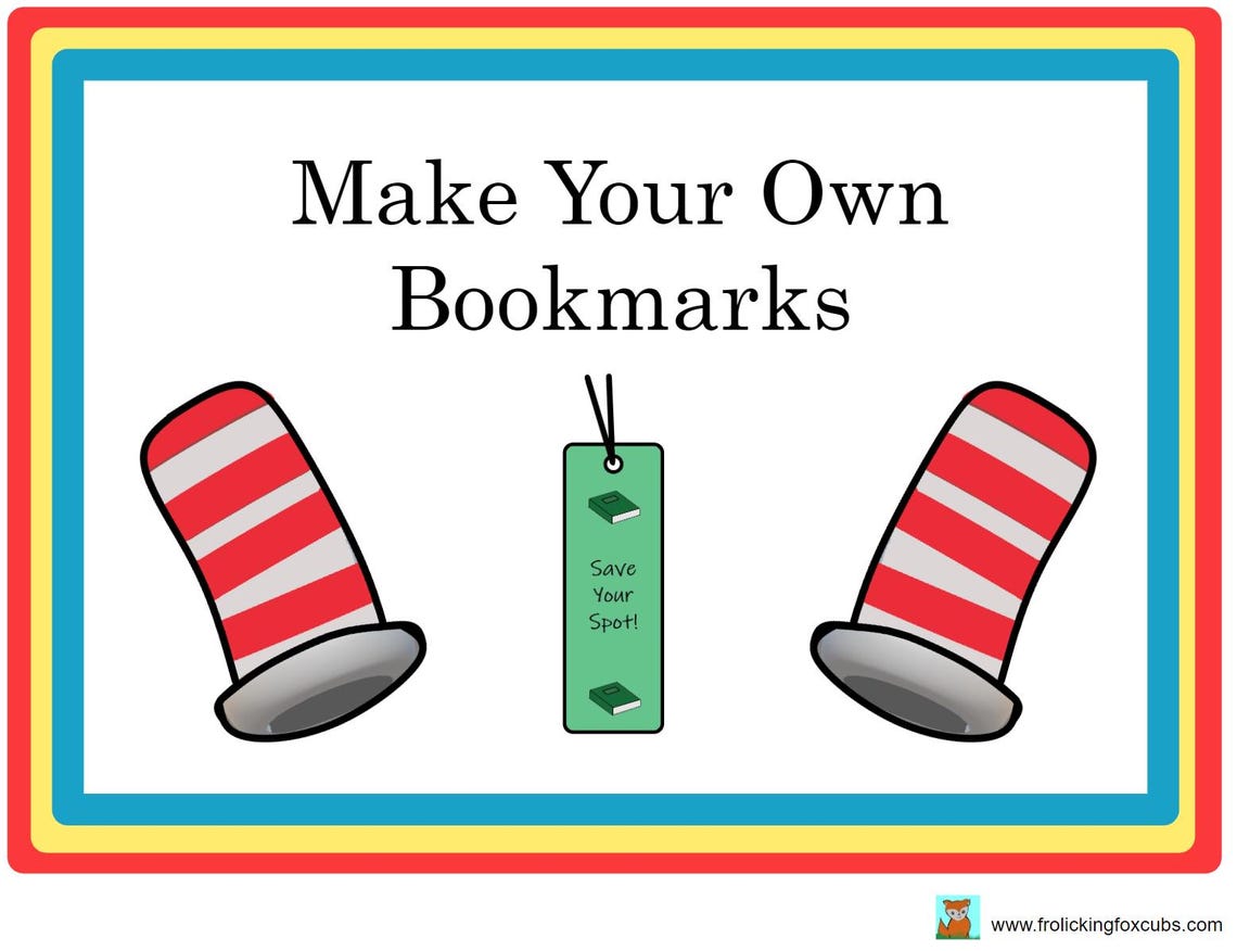 Dr. Seuss Party Printables: Signs, Food Labels, Activities - Etsy