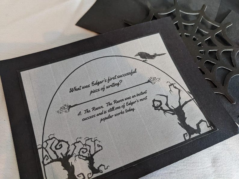 Edgar Allan Poe Party Signs, Food Labels, & Activities - Etsy