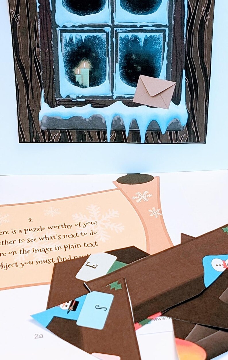 A Printable Puzzle Quest for Families, Classrooms & Holiday Parties - Etsy