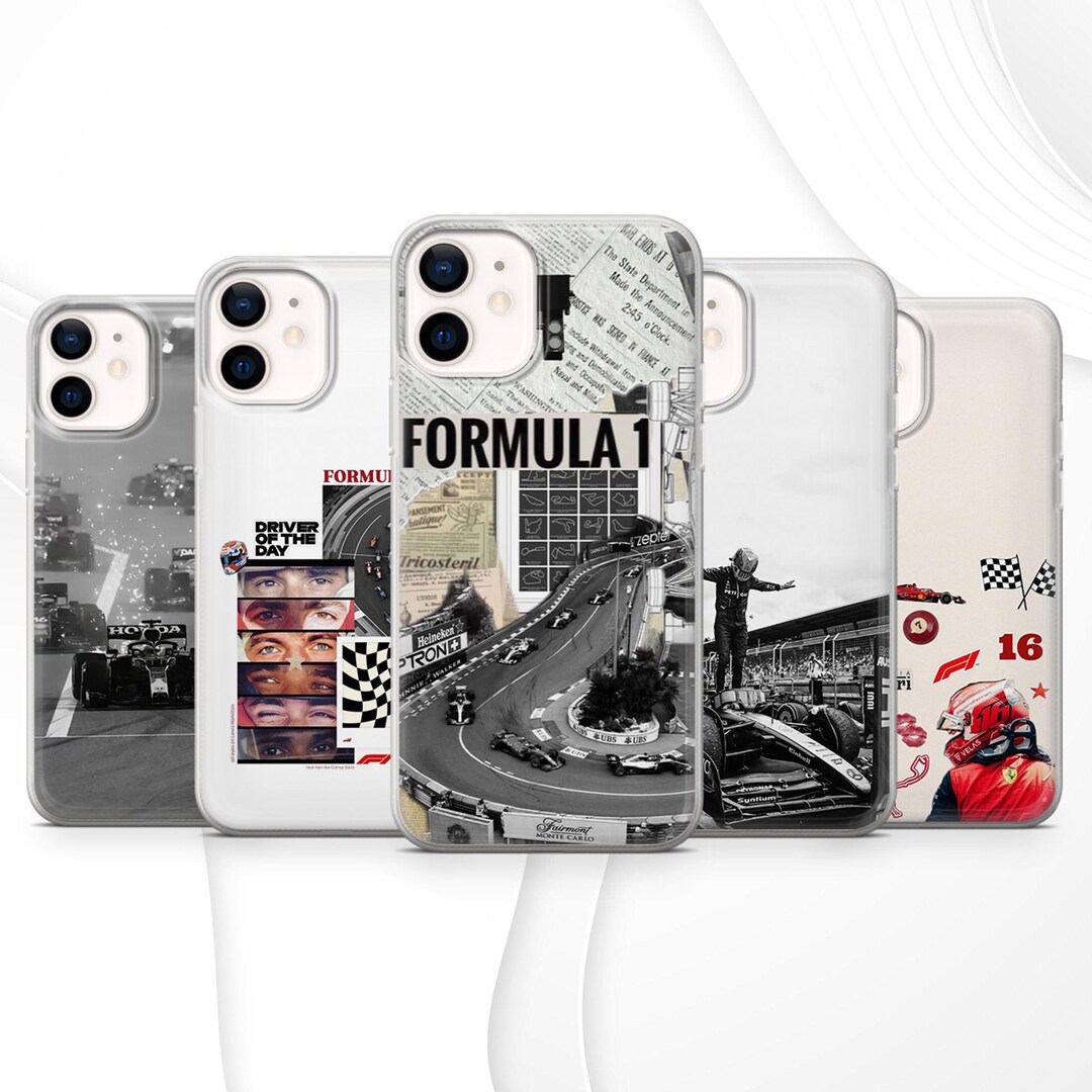 Formula 1 Phone Case Motorsport Racing Car White for iPhone 17 Pro, 16E ...