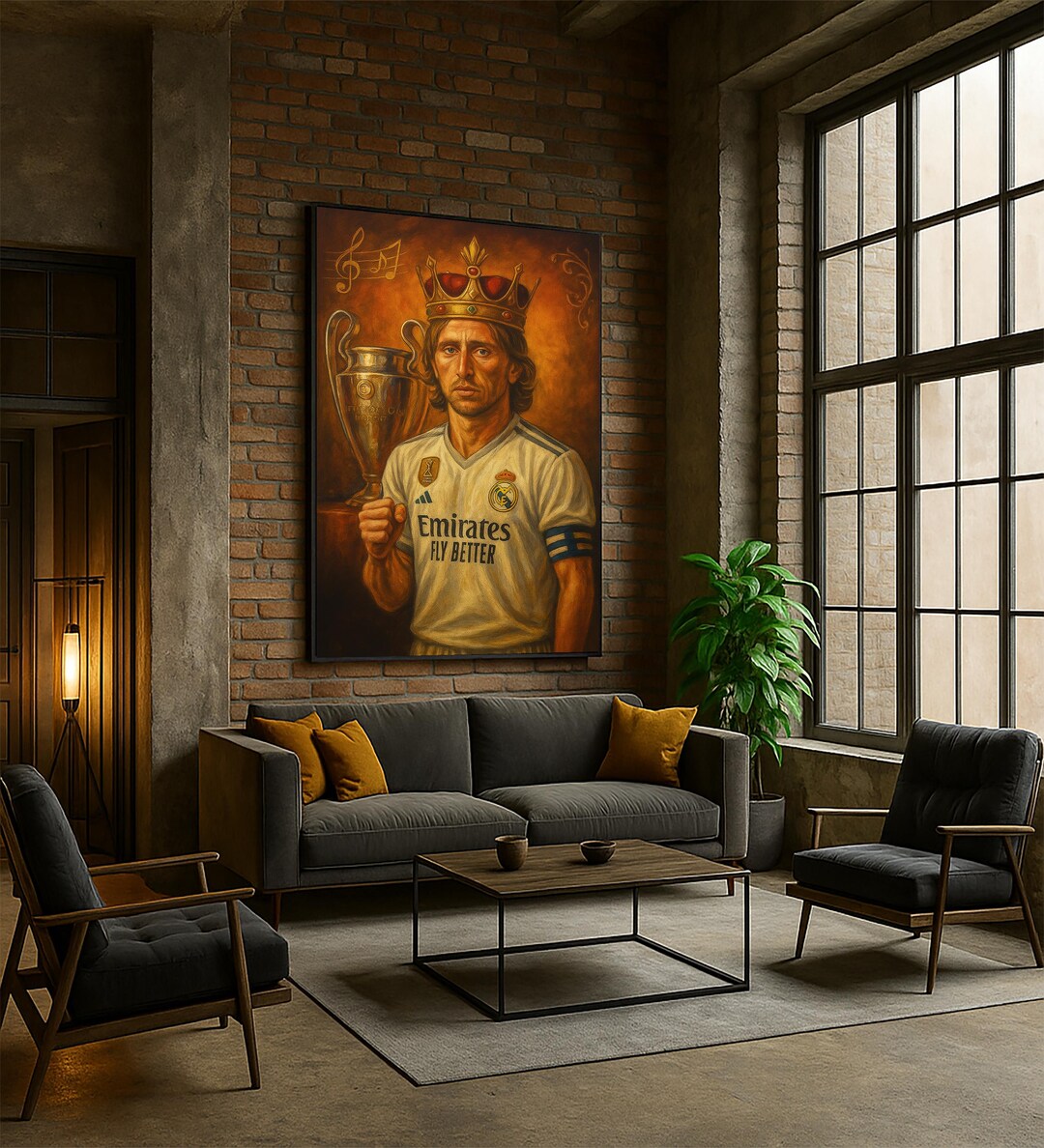 Luka Modric Street Art Print | Modern Home Decor (digital Download) - Etsy