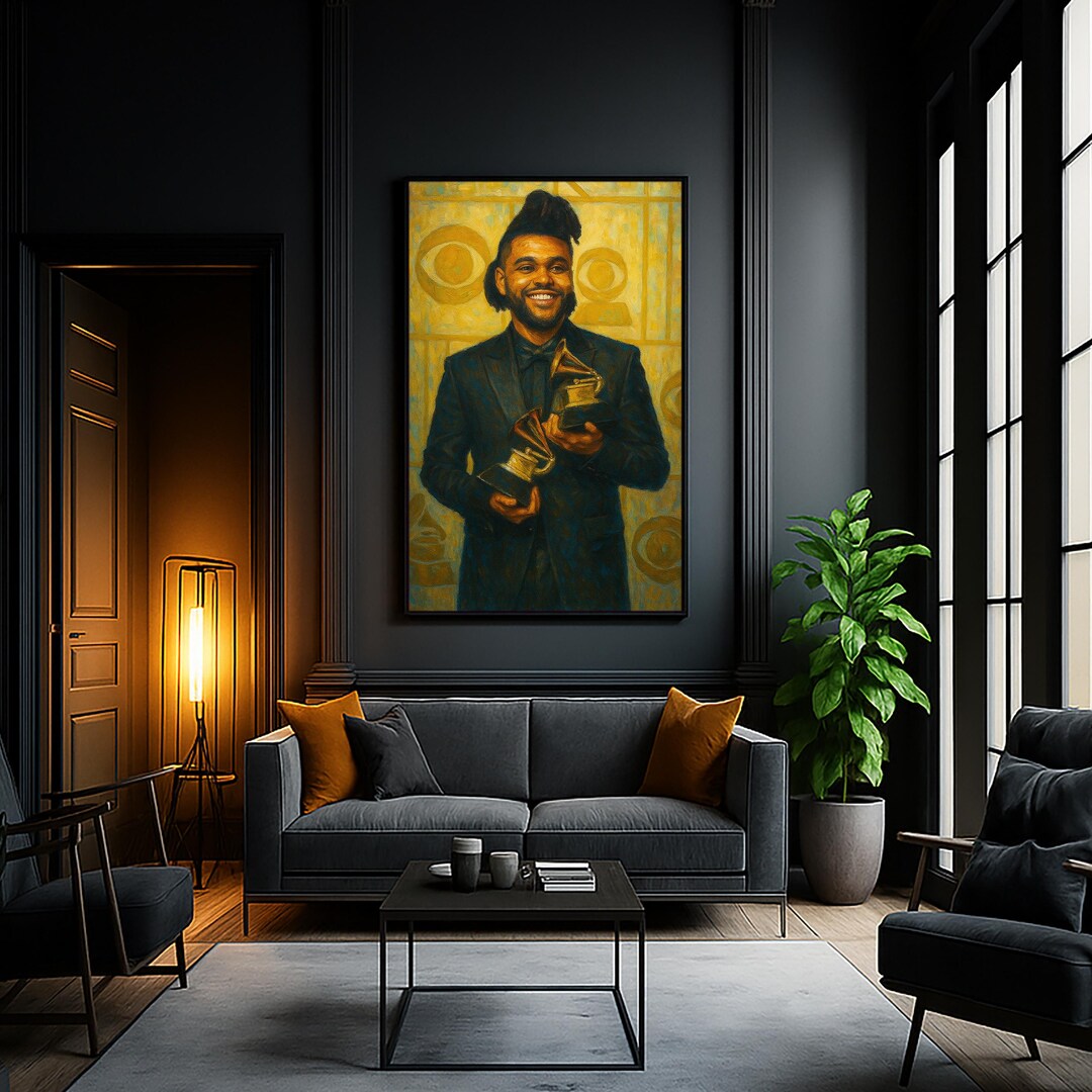 The Weeknd Street Art Print | Modern Home Decor | ICONIC LEGENDS ...