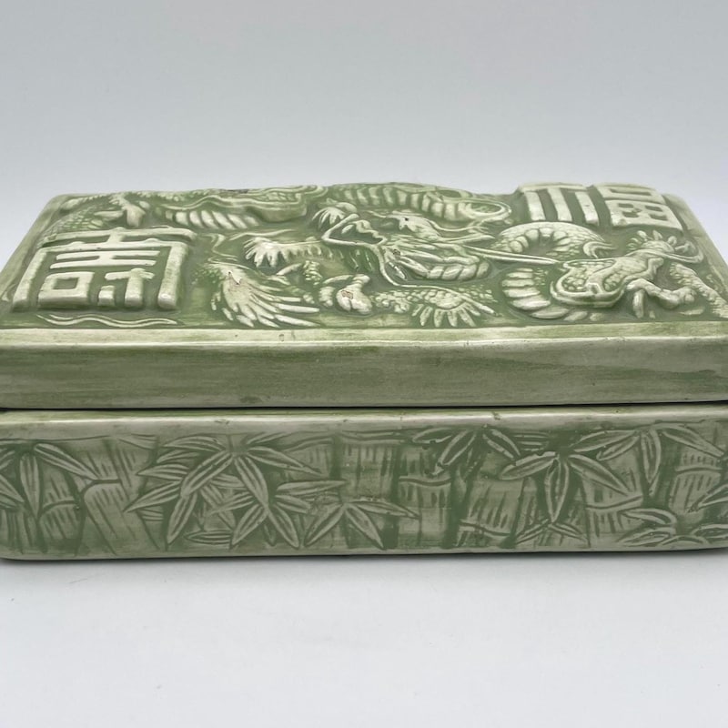 Asian Carved Bamboo Decor - Etsy