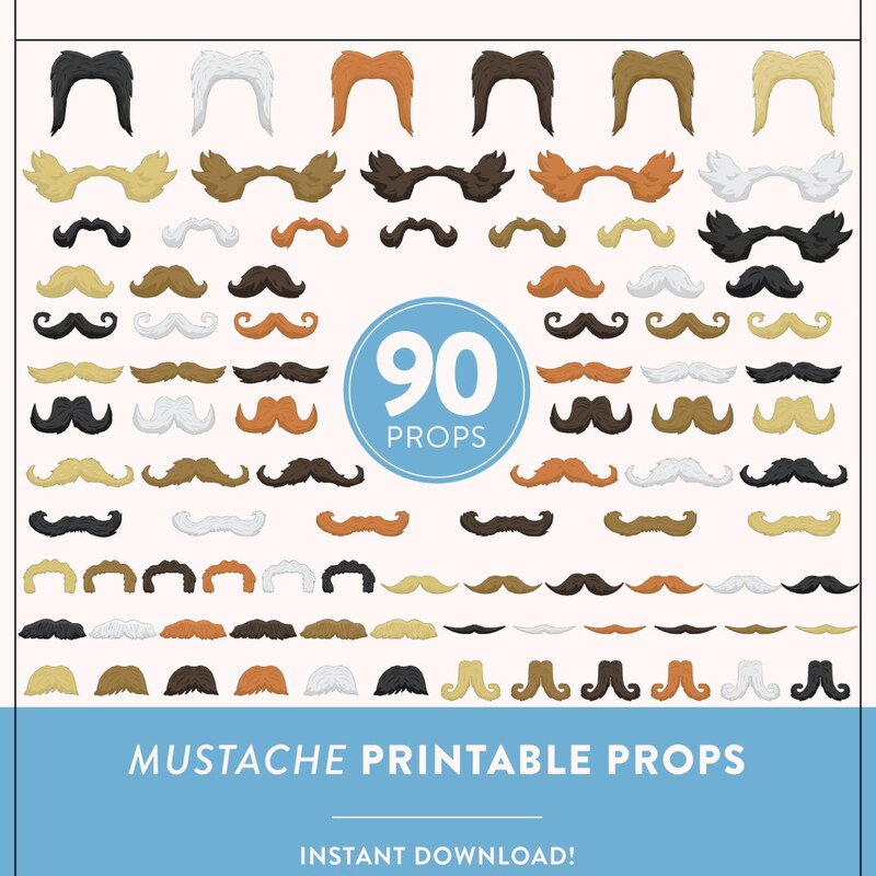 Mustache Prop - Etsy UK