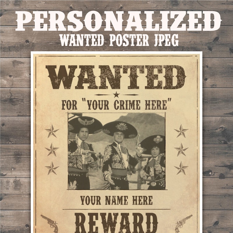 Western Wanted Sign - Etsy