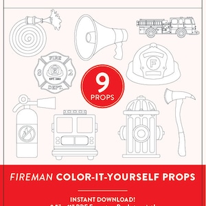 Fire Fighter Coloring Pages Printable | Fire Fighter Coloring Activity ...