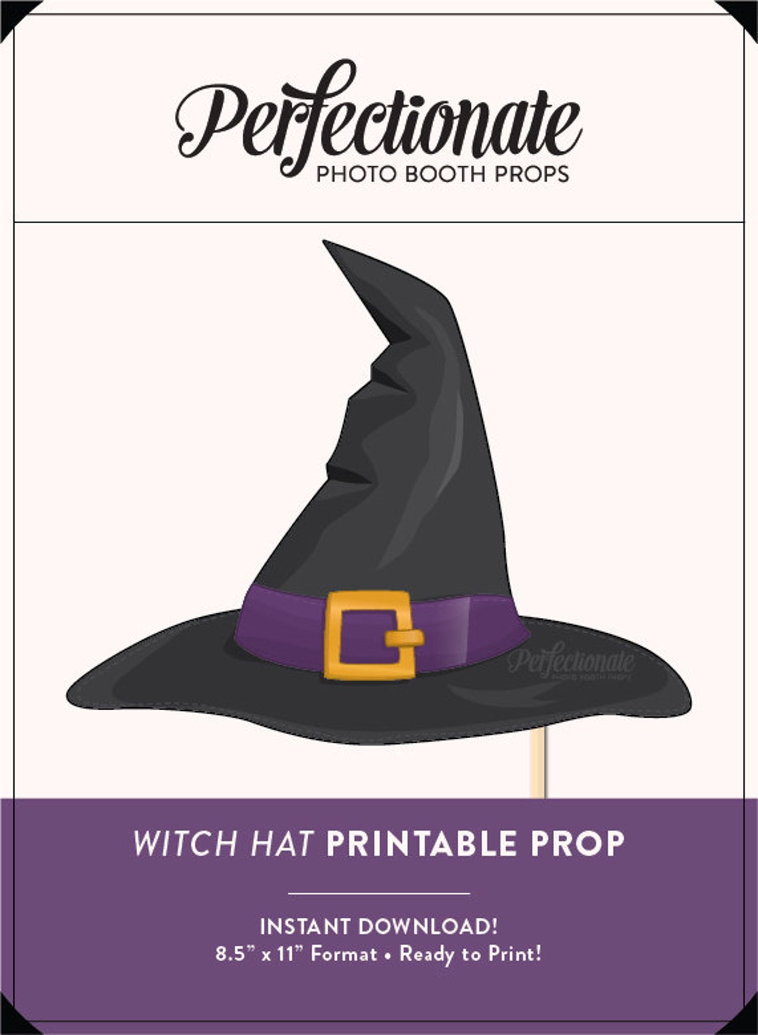 DIY Witch Hat Prop Halloween Printable Prop DIY Props Instant Download Photo-booth Clipart - Etsy