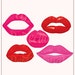 Printable Lips Photo Booth Props 28 Printable Lips Props Instant ...