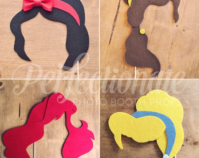 Life-size Princess Hair Props | Princess Photo Props | Princess Party ...