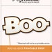 Printable BOO Glasses Printable Halloween Glasses Halloween Props ...