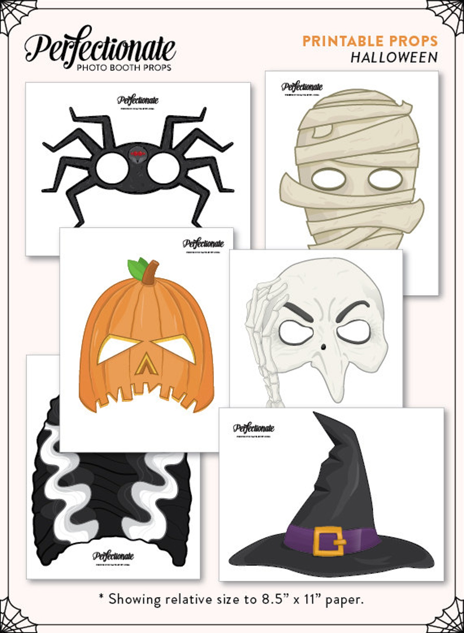 Printable Halloween Photo Booth Props 23 Printable Halloween - Etsy
