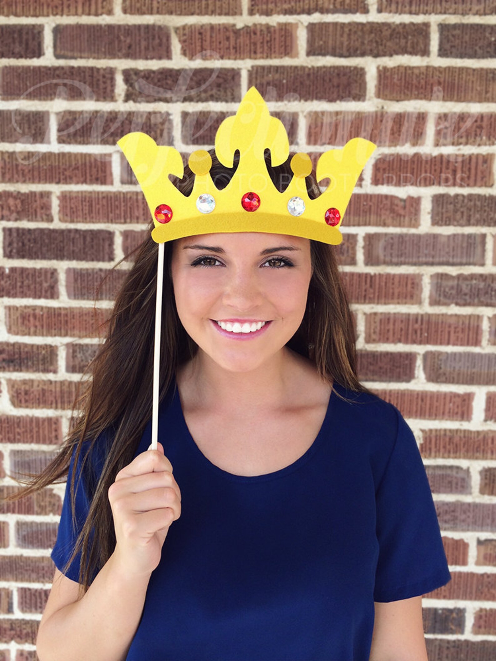 Queen Crown Prop Jeweled Queen Crown King Crown Prop | Etsy