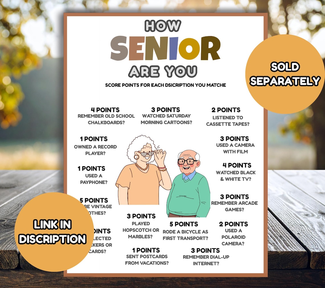 Senior Sayings Game, Fun Printable Senior Game for Elderly, Activity ...