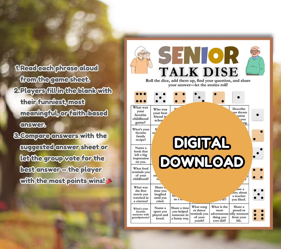 Games for Senior Citizens, Senior Games for Group of Seniors, Seniors ...