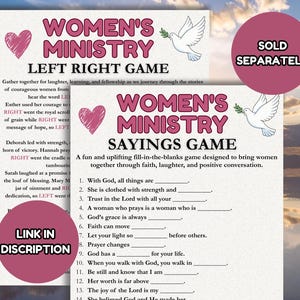 Womens Ministry Game Think Fast Game, Bible Games for Women Church ...