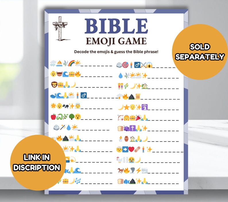 Christian Sayings Game, Fun Christian Trivia for Kids and Adults, Bible ...