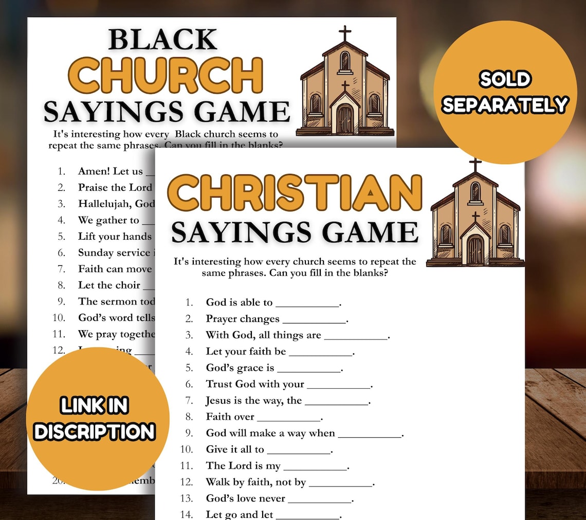 The Church Community Left Right Game, Fun Games for Church, Church ...