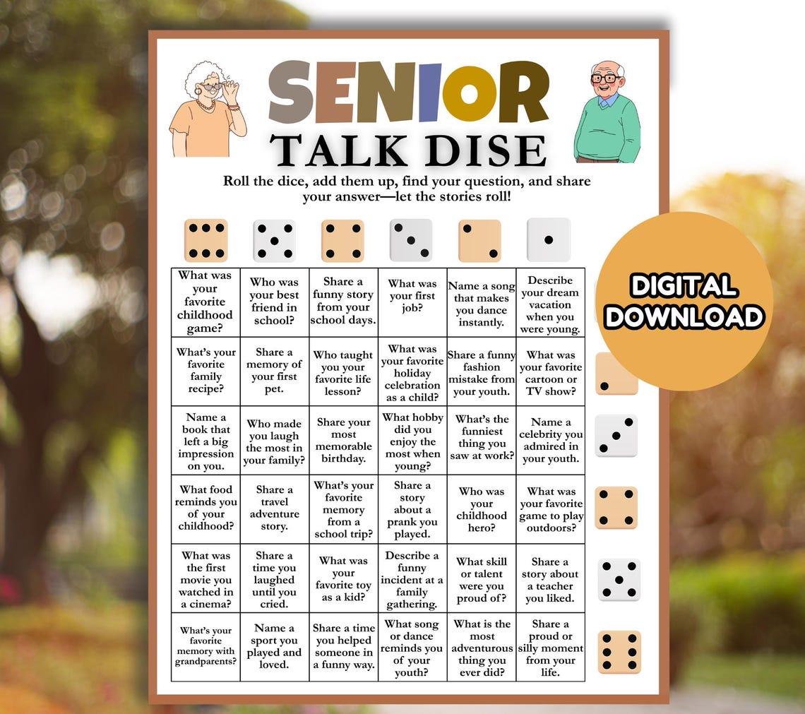 Games for Senior Citizens, Senior Games for Group of Seniors, Seniors ...