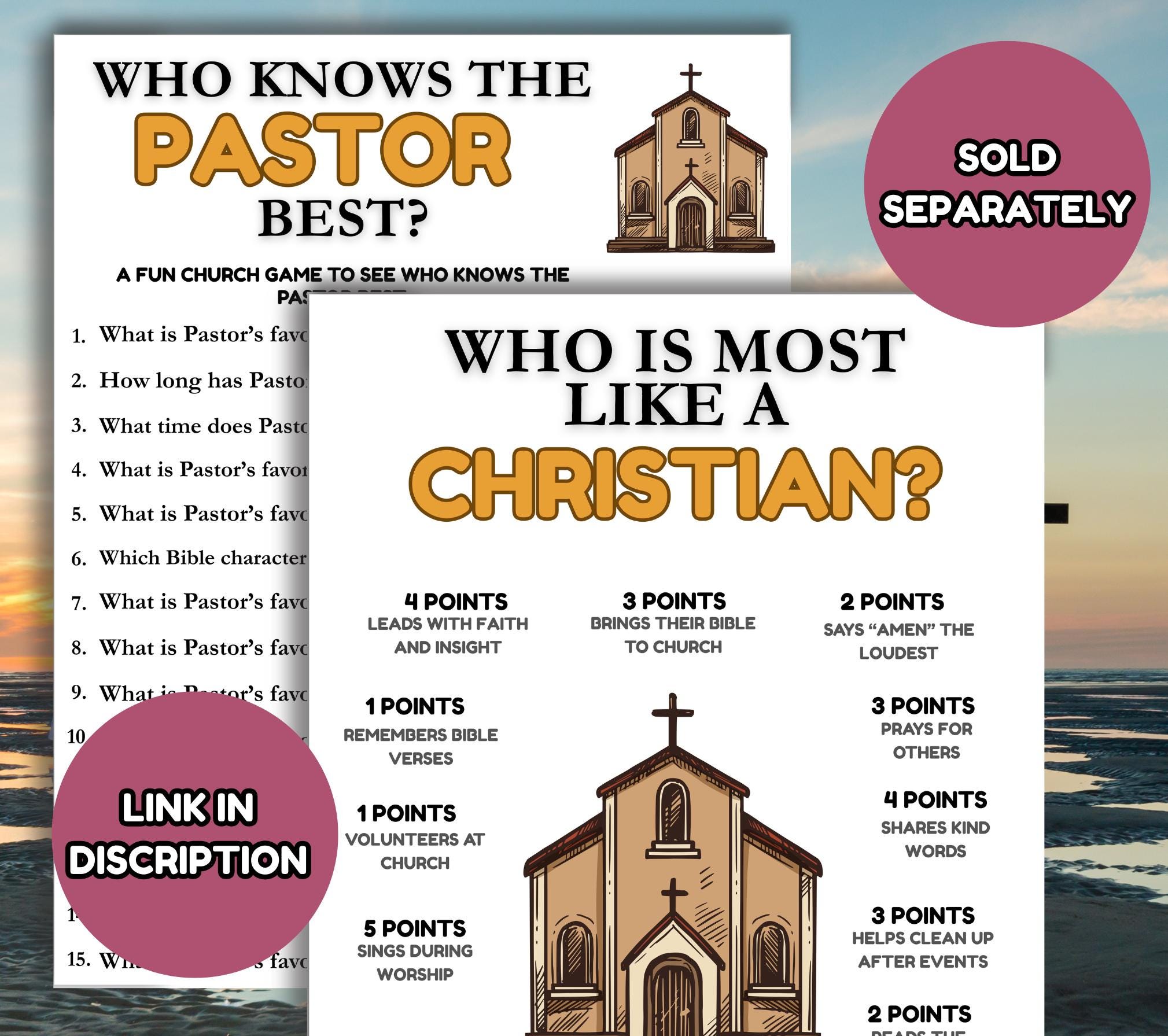 Women’s Ministry Sayings Game, Fun Christian Trivia for Womens ...