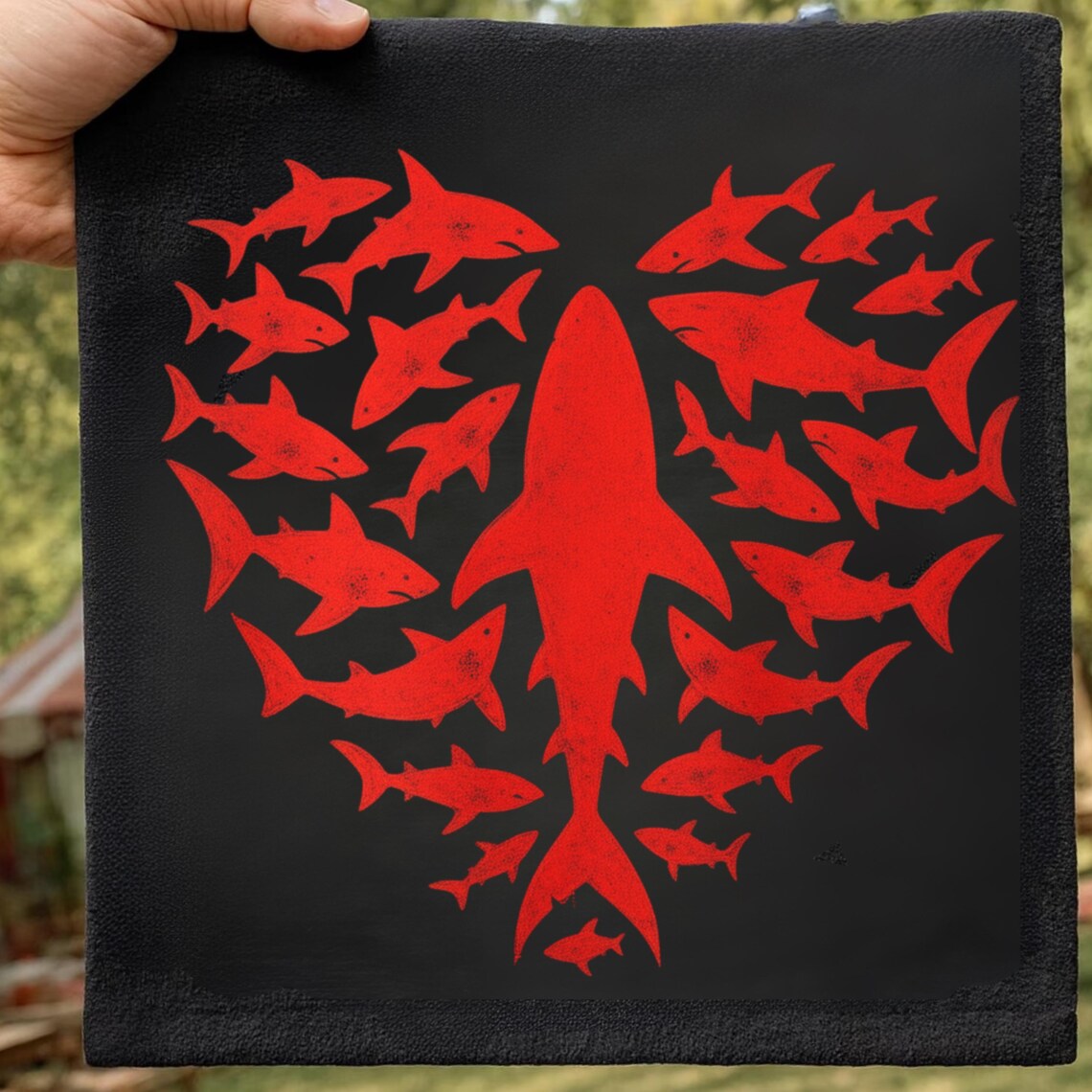 Funny Shark Heart PNG | Valentine's Day Ocean Love (digital Download ...