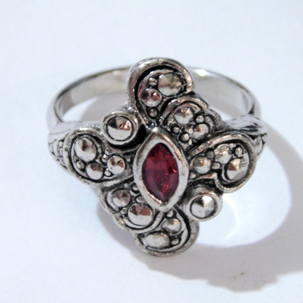 Avon Ruby Ring - Etsy