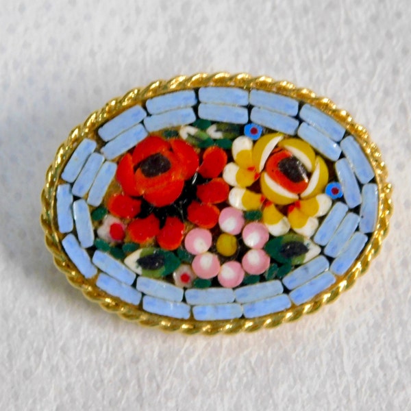 Micro Mosaic Pin - Etsy