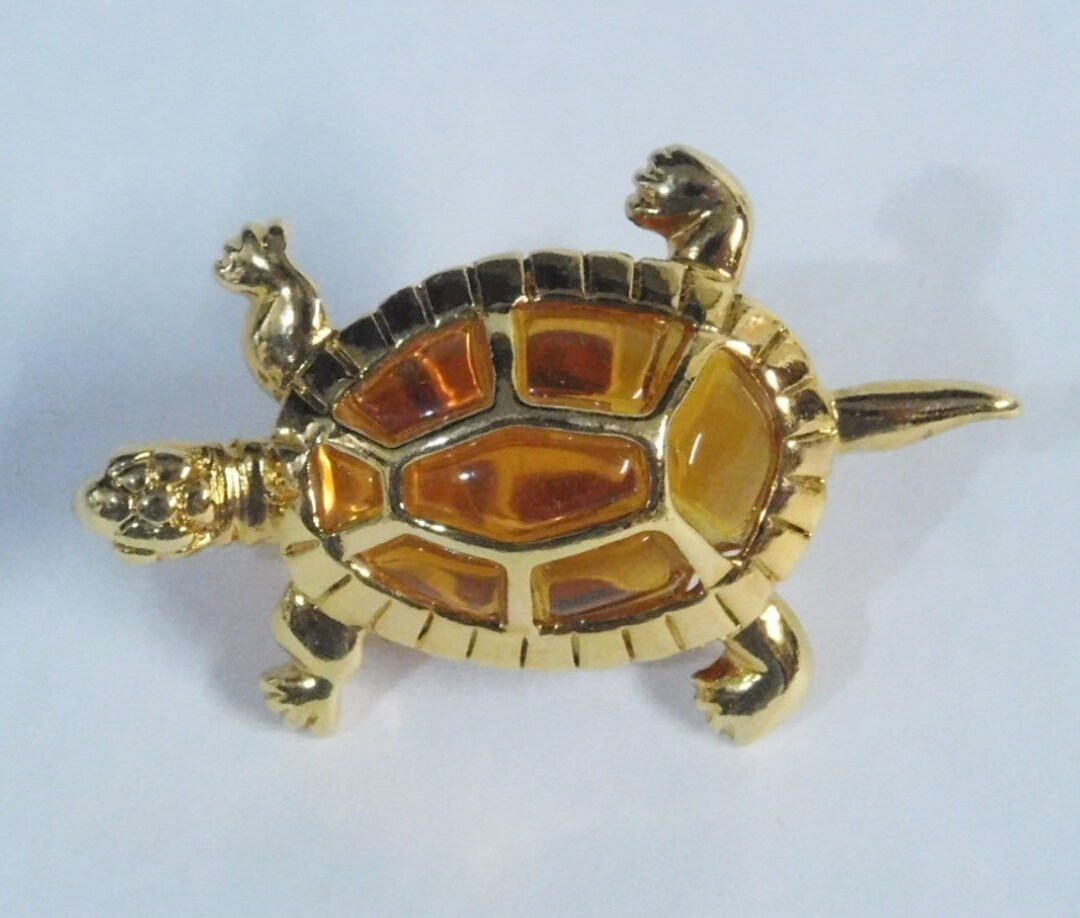 Vintage Avon Tortoise Style Tac Pin - TURTLE, 1997 ~~ NIB - Etsy