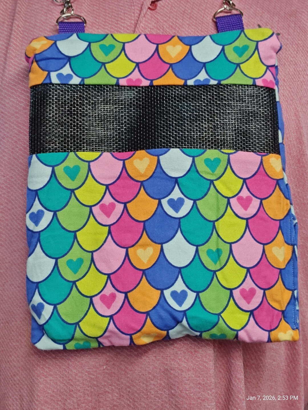 Bonding Bags With Mesh, Zipper & Adjustable Strap Machine Washable - Etsy