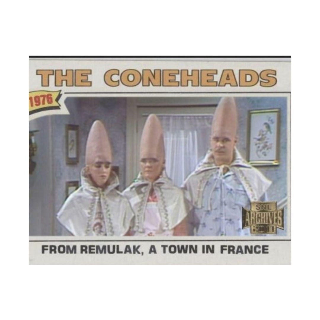 Coneheads Poster Print, Nostalgic Movie Memorabilia, SNL, Unique Wall ...