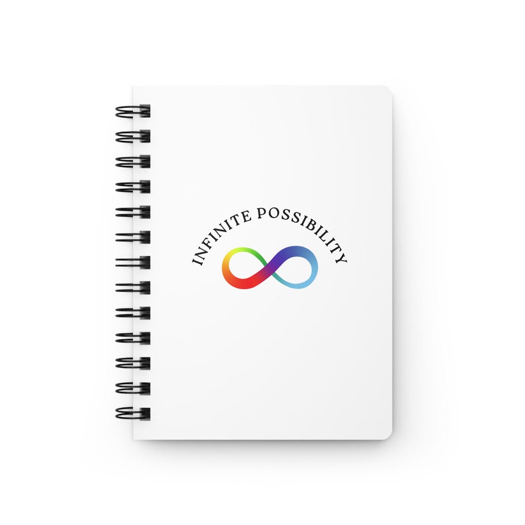 Infinite Possibility Spiral Journal: Lined Notebook for Creative ...