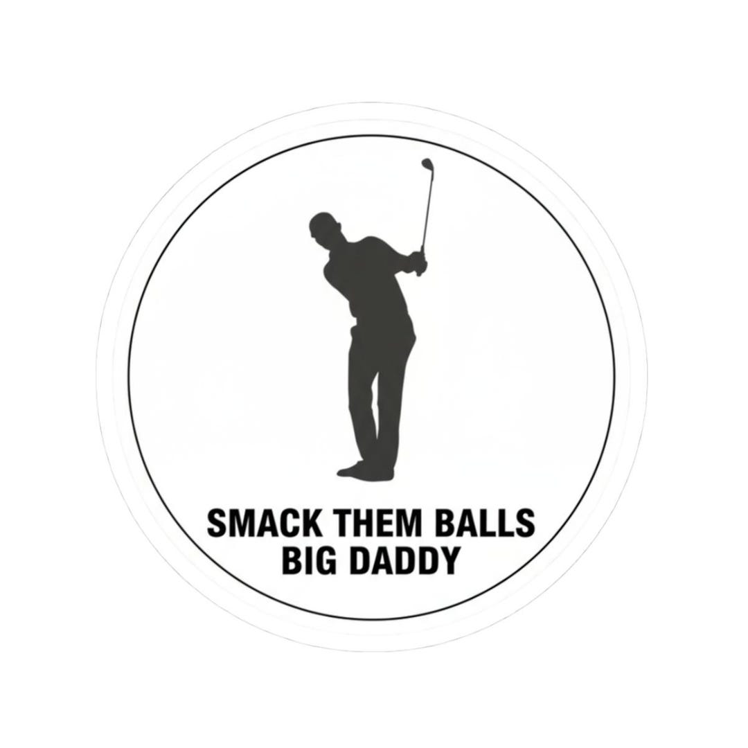 Funny Golfer Vinyl Sticker: "smack Them Balls" Gag Gift - Etsy
