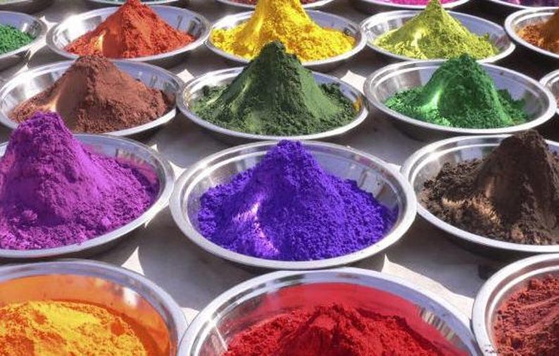 Fabric Dye Powder: 60 Colors for Cotton, Linen, Viscose - Etsy