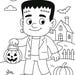 11 Kids Halloween Coloring Pages: Witches, Ghosts, Pumpkins (digital ...