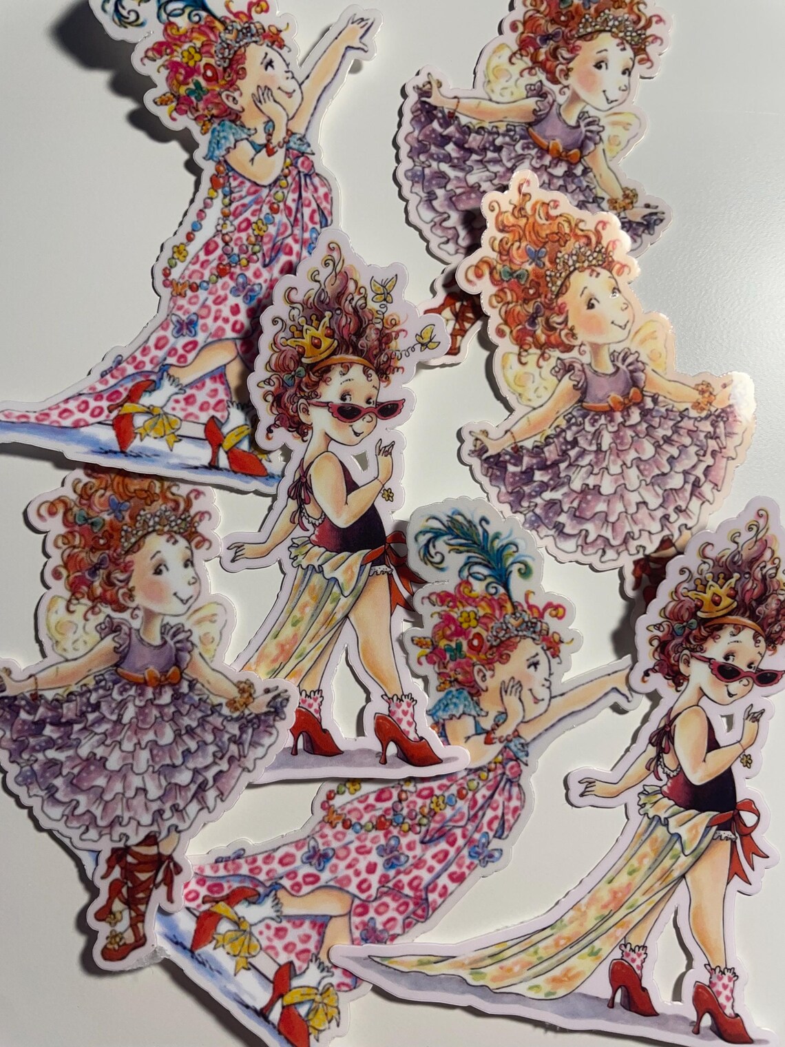 Fancy Nancy Character Waterproof Stickers - Etsy
