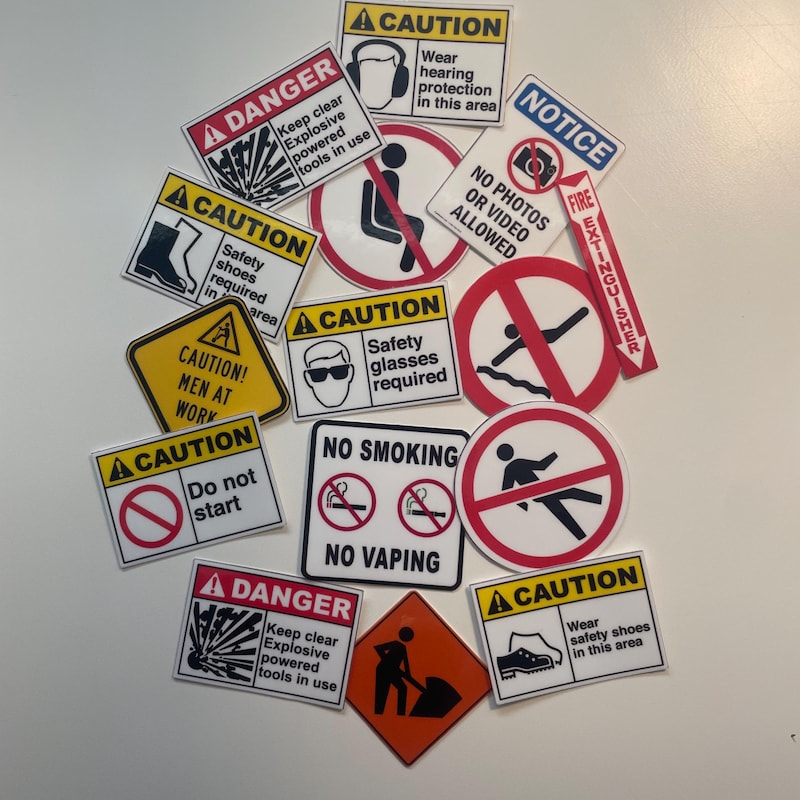 Funny Safety Sign - Etsy