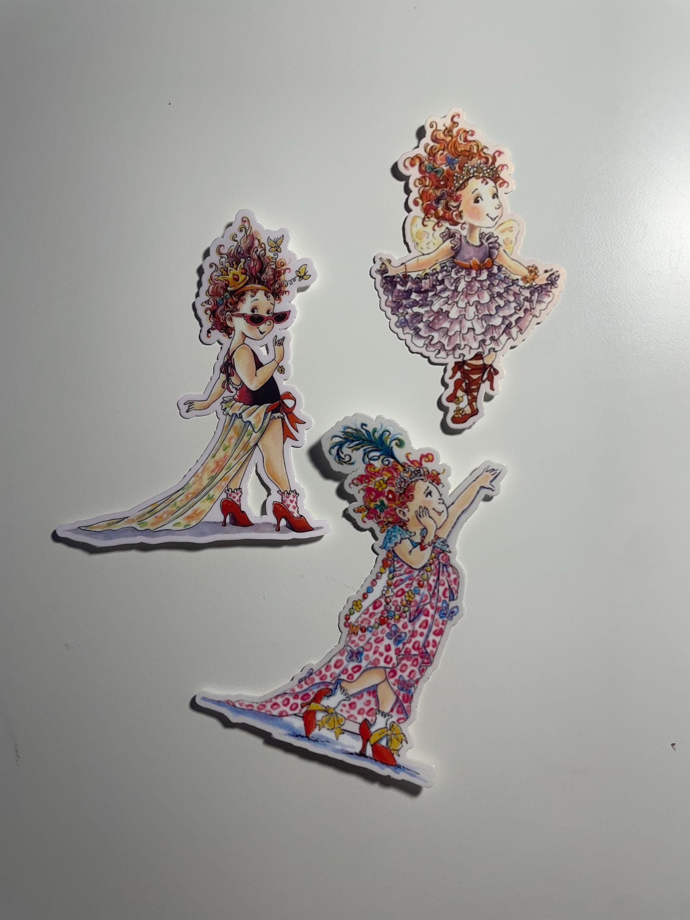 Fancy Nancy Character Waterproof Stickers - Etsy