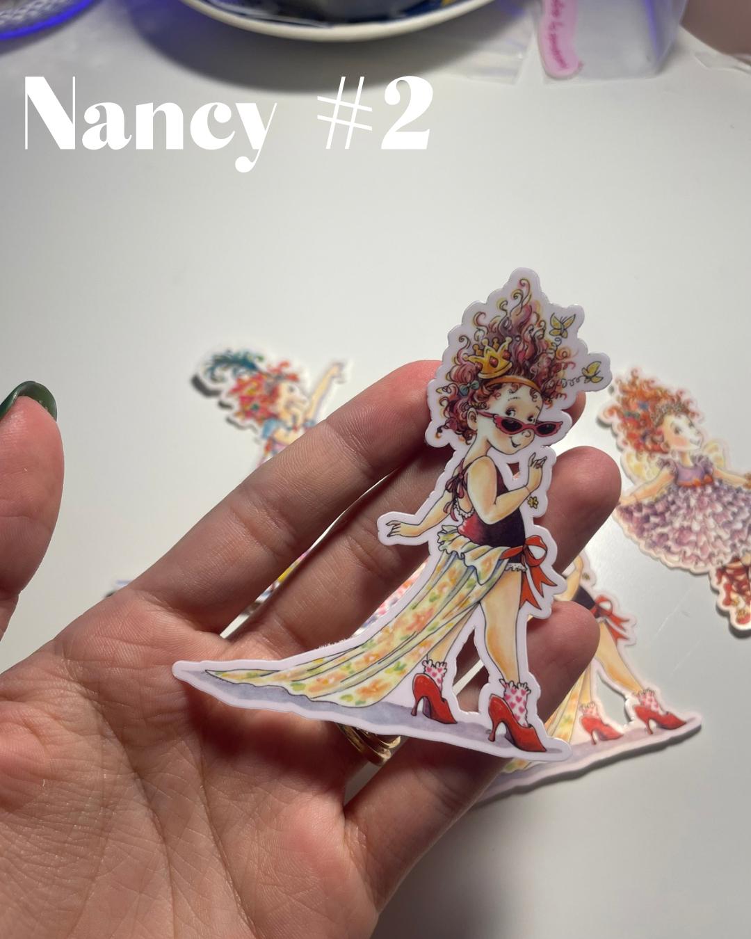 Fancy Nancy Character Waterproof Stickers - Etsy