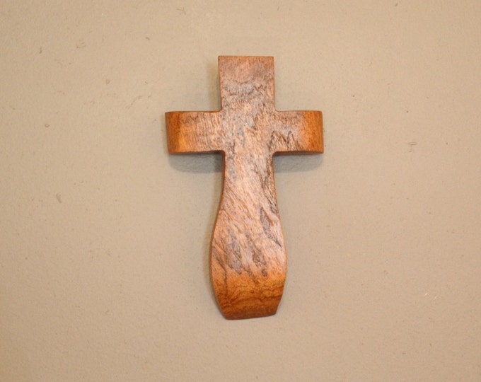 Wood Wall Cross-hand Held Prayer Cross-witness Cross-christmas - Etsy