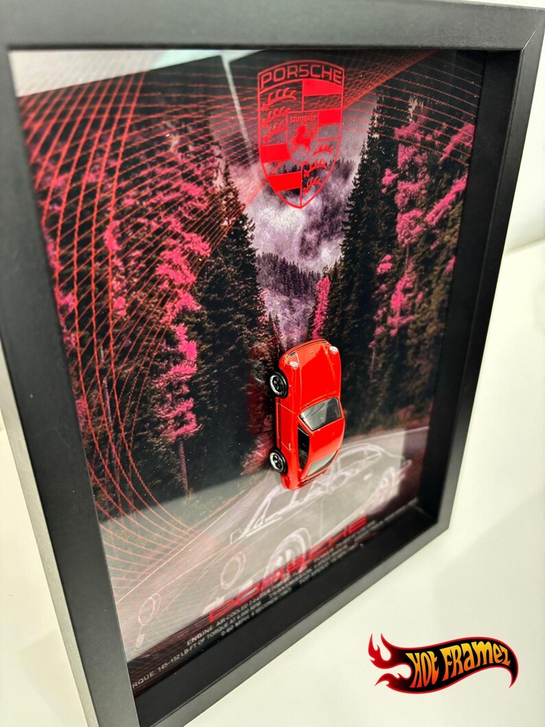 Custom Hot Wheels 3D Frames - Porsche 911 R - Etsy