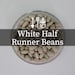 White Half Runner Bean Seeds - Etsy