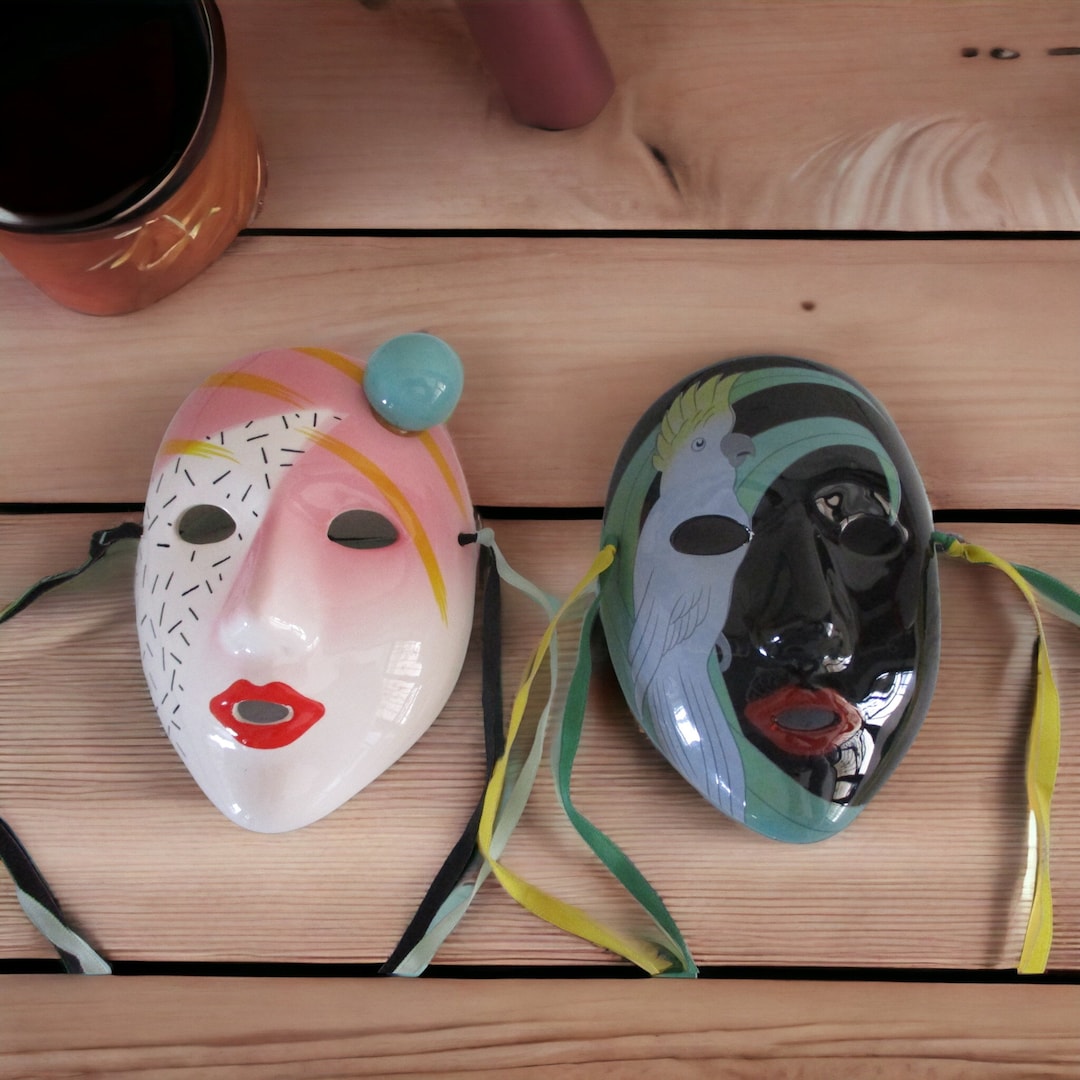 Vintage Vandor by Pelzman Designs Display Masks, Mardi Gras Mask and ...