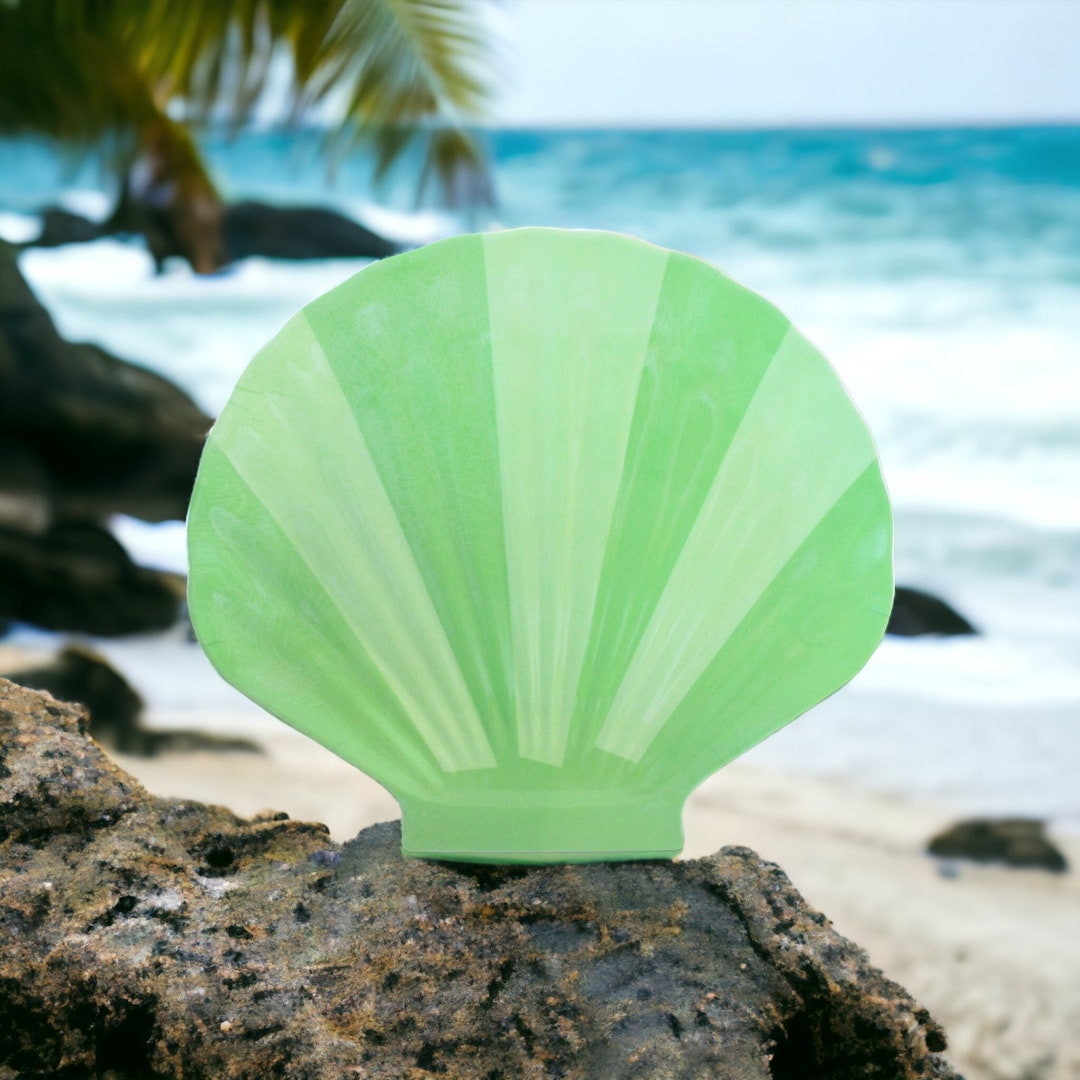 Melamine Shell Shaped Plates Set of 4 - Etsy