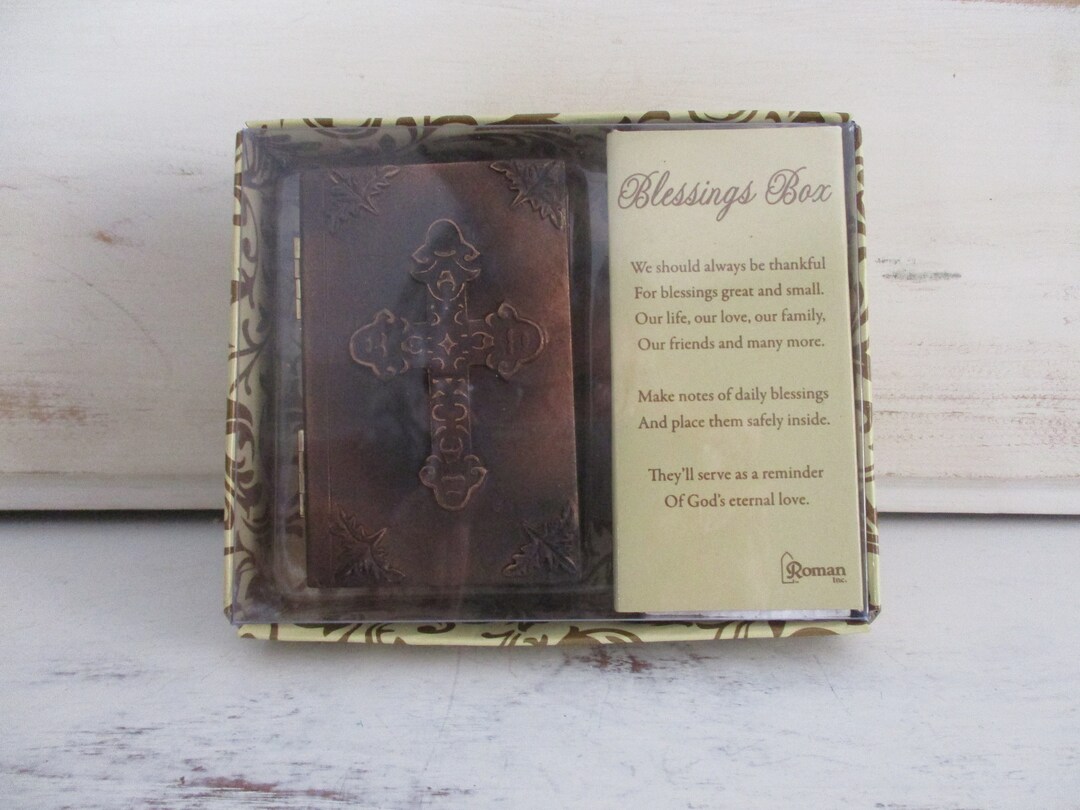 Vintage Blessings Box From Roman Inc. Blessings Box Bible - Etsy