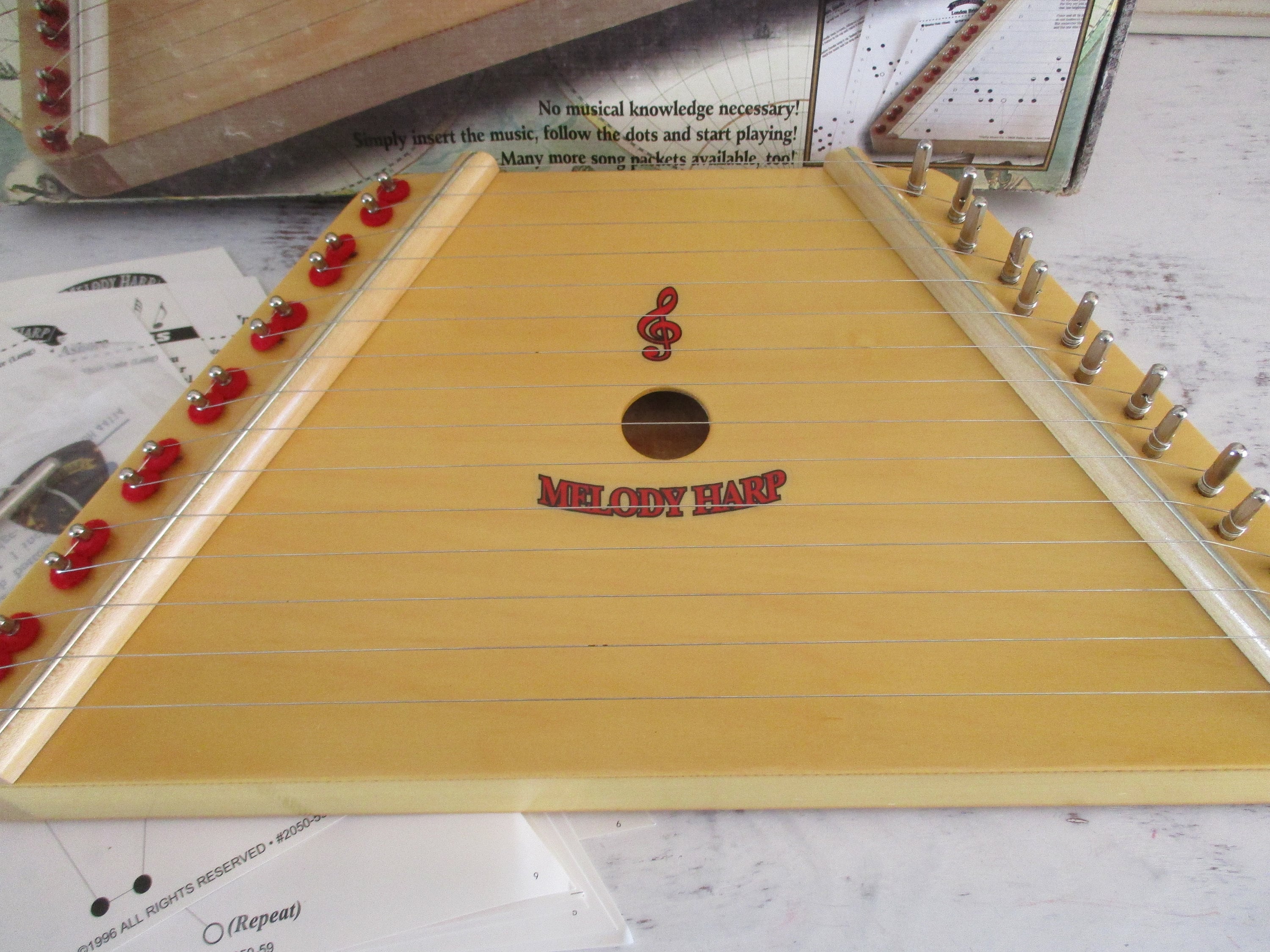 Vintage Melody Harp by Trophy Music - Etsy