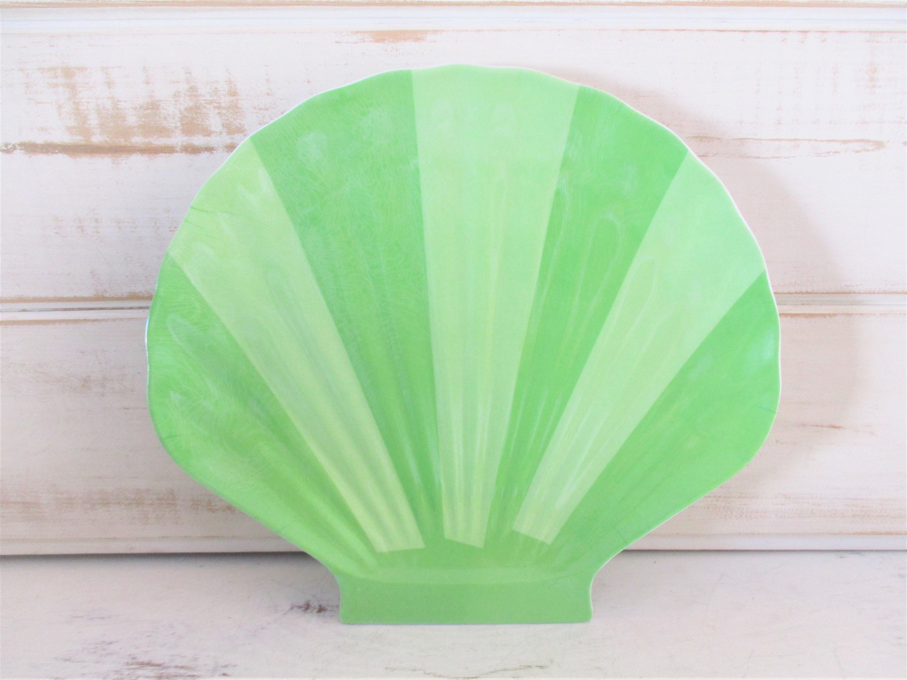 Melamine Shell Shaped Plates Set of 4 - Etsy
