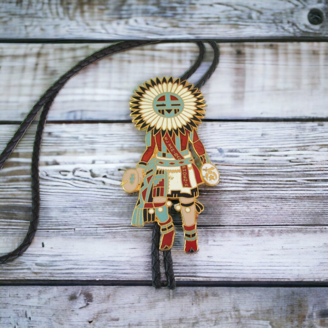 EL ZARIBAH Shriner's Phoenix Masonic Bolo Tie 1985 Potentate A Marshall ...